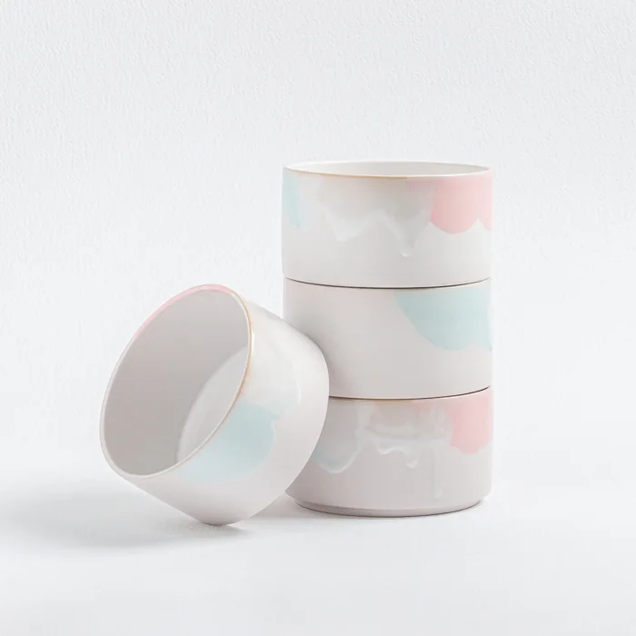Fun Handmade Dinnerware Set - Egg Back Home - Set Of 12 | Elfin View